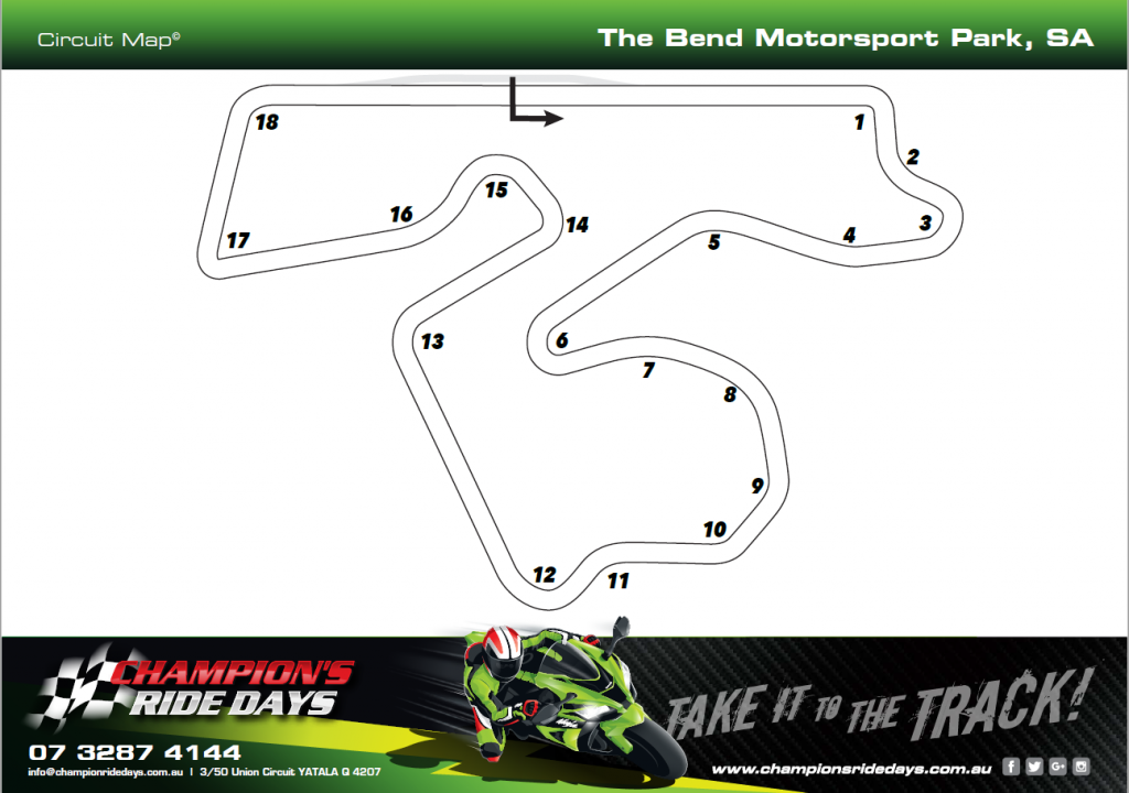 Bend Track Map – Champions Ride Days Bend Track Map – Champions Ride Days