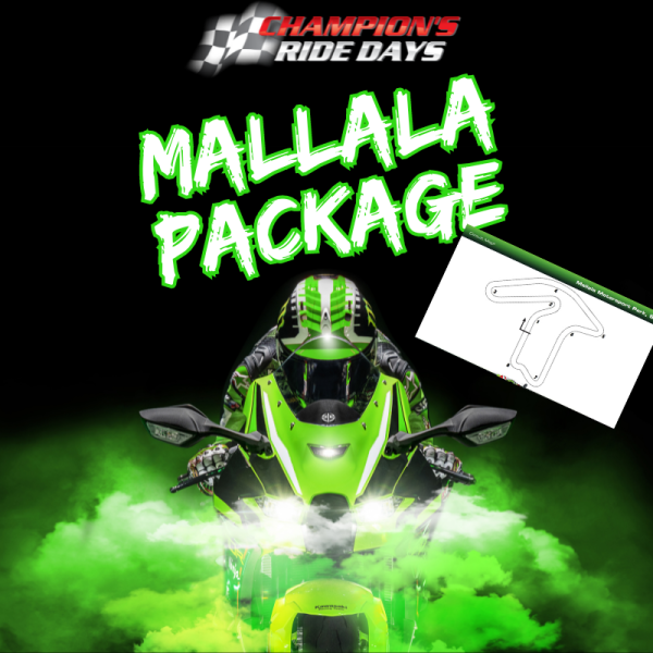 **SALE**MALLALA Champs Package – Champions Ride Days