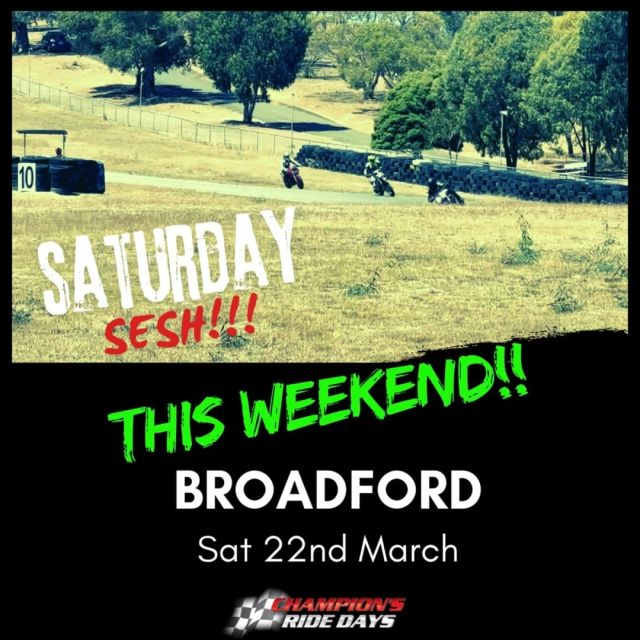 Broadford Raceway + Race Practice – Champions Ride Days